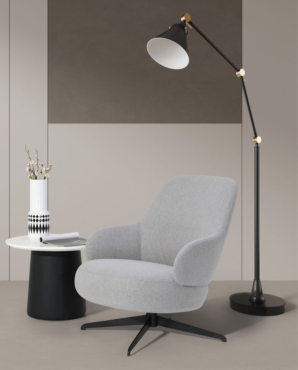 MONROE MID - Lounge Chair - D'Arte Haus | Singapore Office Furniture